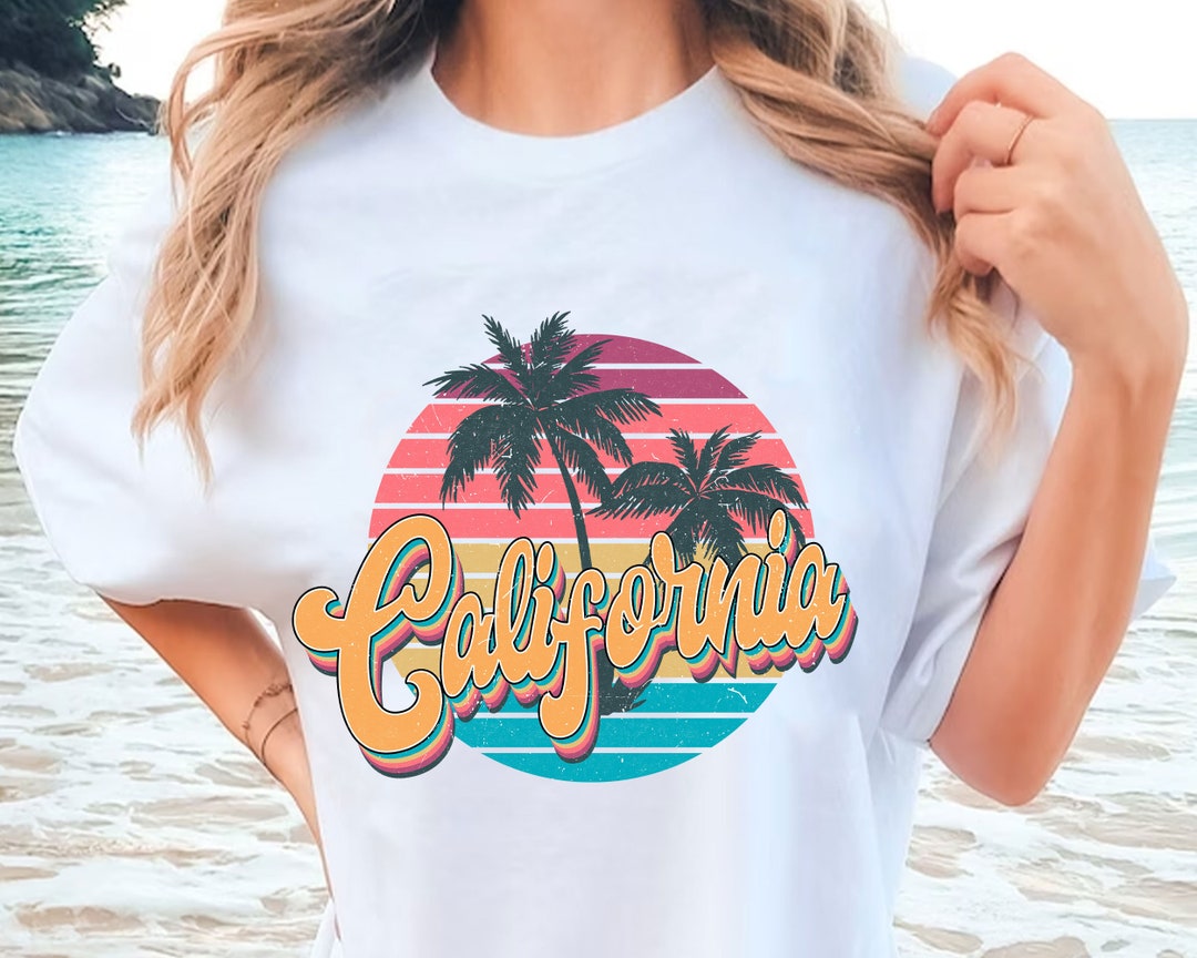 California Summer Vibes for Retro Summer Png Summer Beach - Etsy