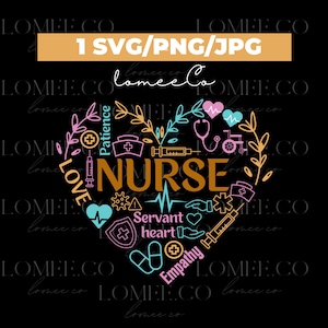 Nurse Heart Png, Hca Svg/png, Heart Svg, Nurse Heart Svg, Rn Heart Svg ...