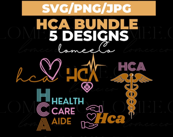 Nurse Heart Png, Hca Svg/png, Heart Svg, Health Care Aide Heart Svg, Rn ...