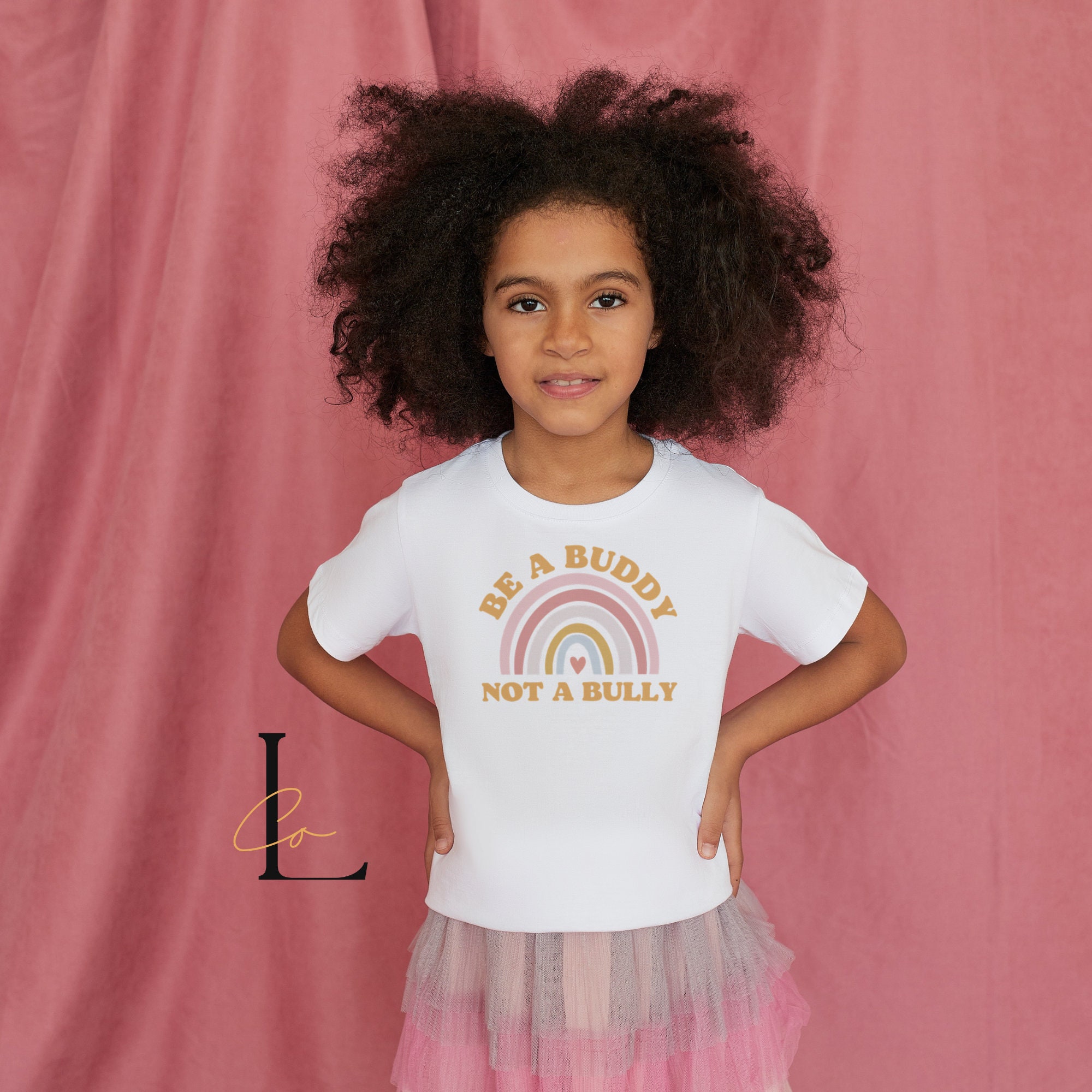 Be a Buddy Not a Bully PNG - Pink Shirt Day - Anti-bully - Stop ...