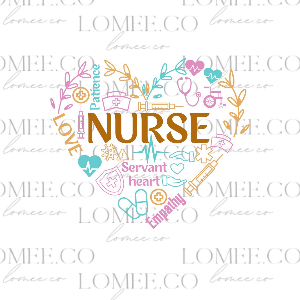 Nurse Heart Png, Hca Svg/png, Heart Svg, Nurse Heart Svg, Rn Heart Svg ...