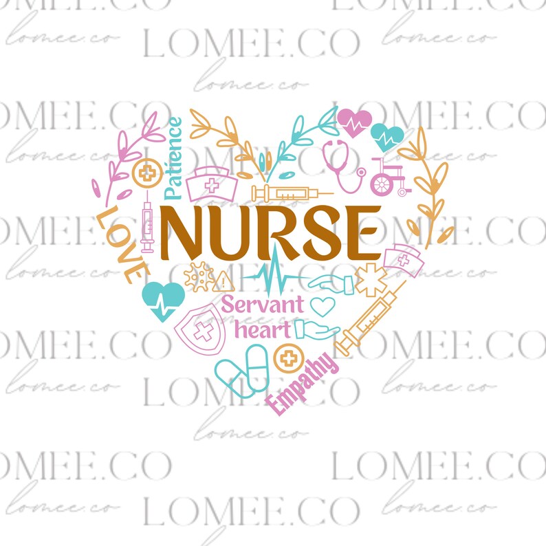 Nurse Heart Png, Hca Svg/png, Heart Svg, Nurse Heart Svg, Rn Heart Svg ...