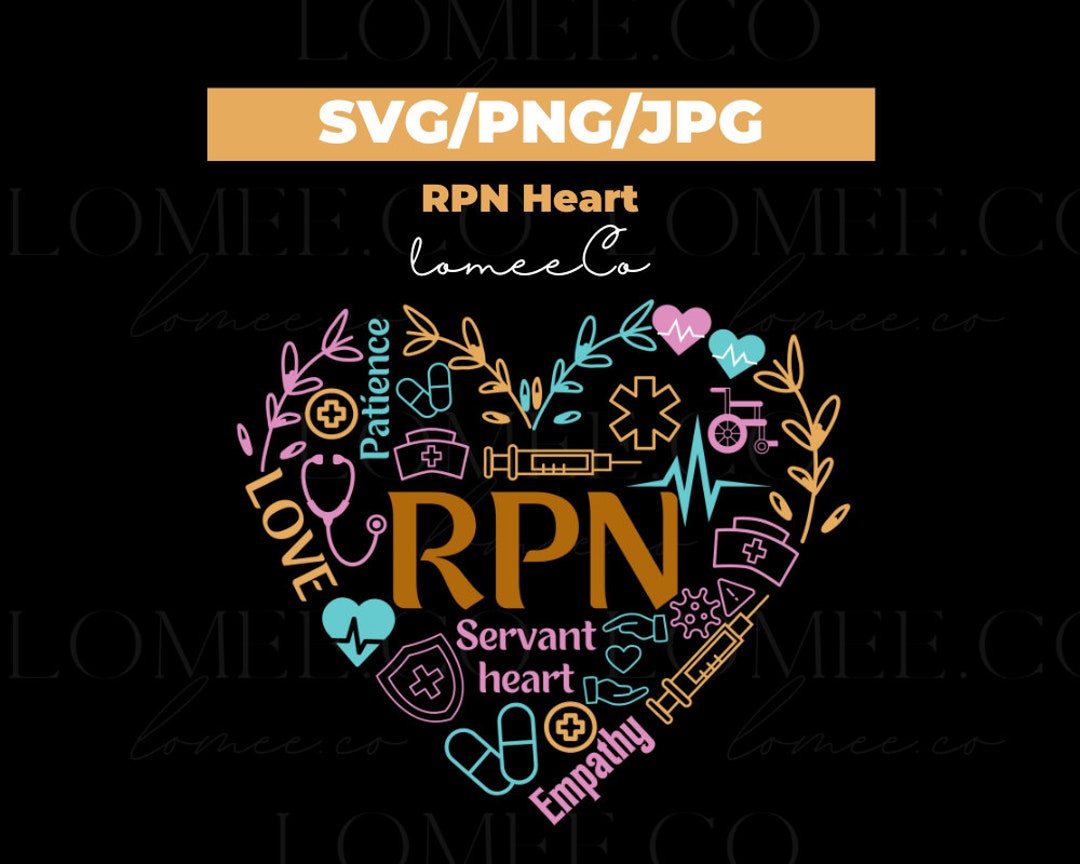 Nurse Heart Png, Rpn Svg/png, Heart Svg, Medical Symbols - SVG,PNG,JPG ...