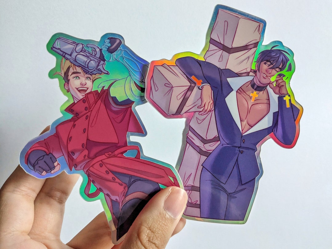 Trigun 4x3 Holographic Stickers - Etsy
