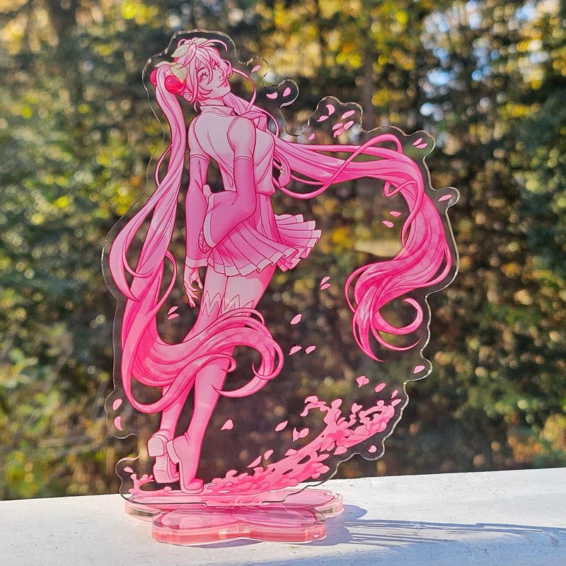 Miku Pink Figurine - Etsy
