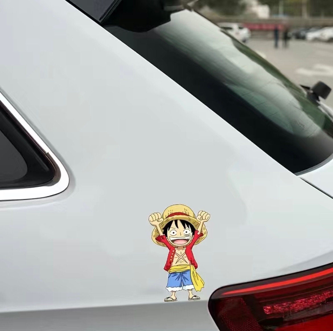 Anime OP Luffy Reflective Sticker - Etsy