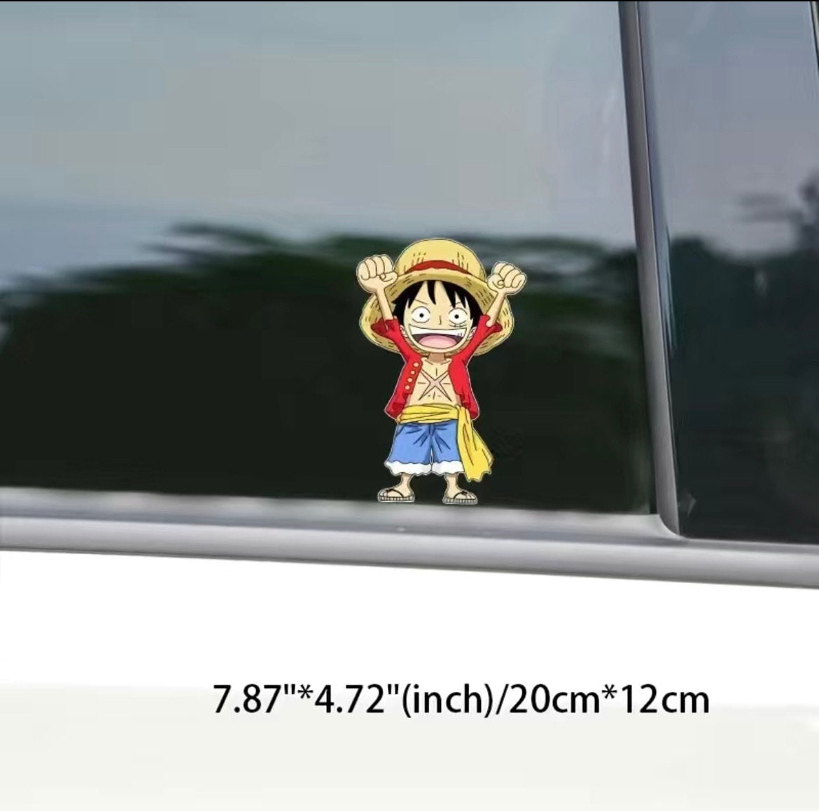 Anime OP Luffy Reflective Sticker - Etsy