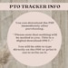 PTO Tracker Printable, Absence Tracker, Paid Time off Form, Employee ...