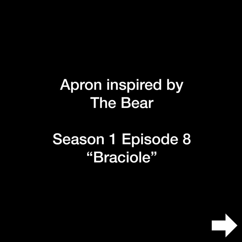 The Bear | Let It Rip Apron - Etsy