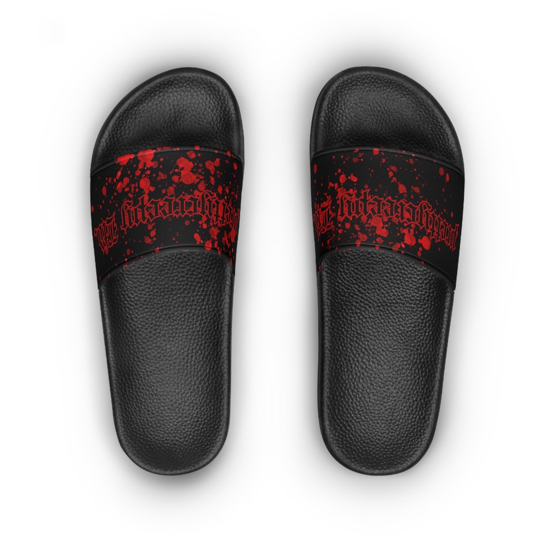 Bloody Creepy Women's Slide Sandals - Etsy
