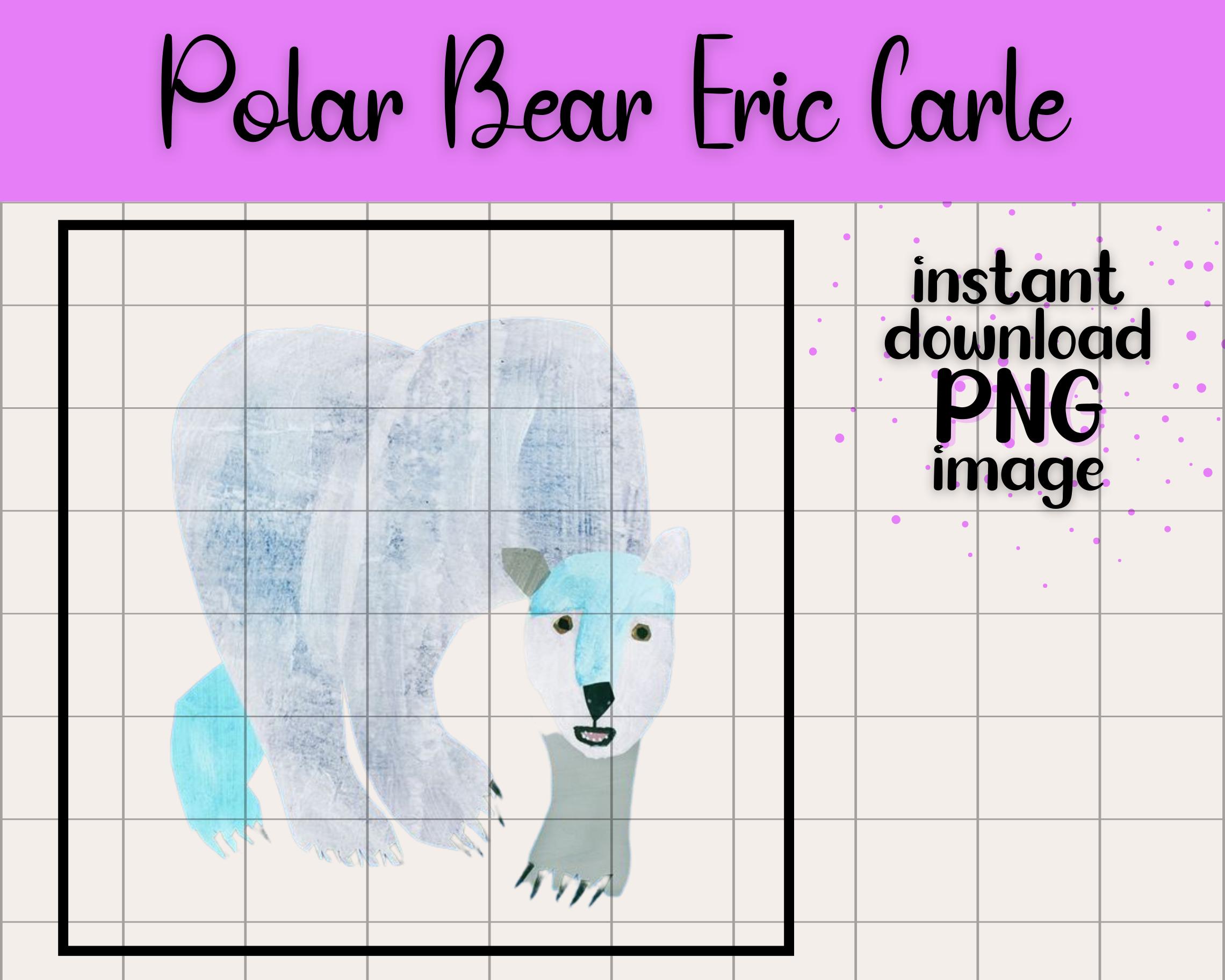 Eric Carle Polar Bear Clipart PNG, Transparent Background (digital ...