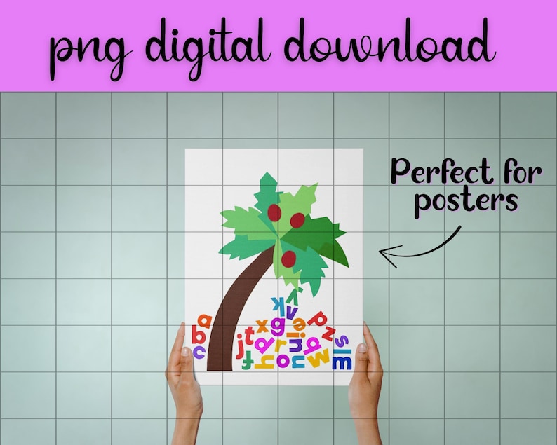 Chicka Chicka Boom Boom | Transparent PNG Digital Download Alphabet ...