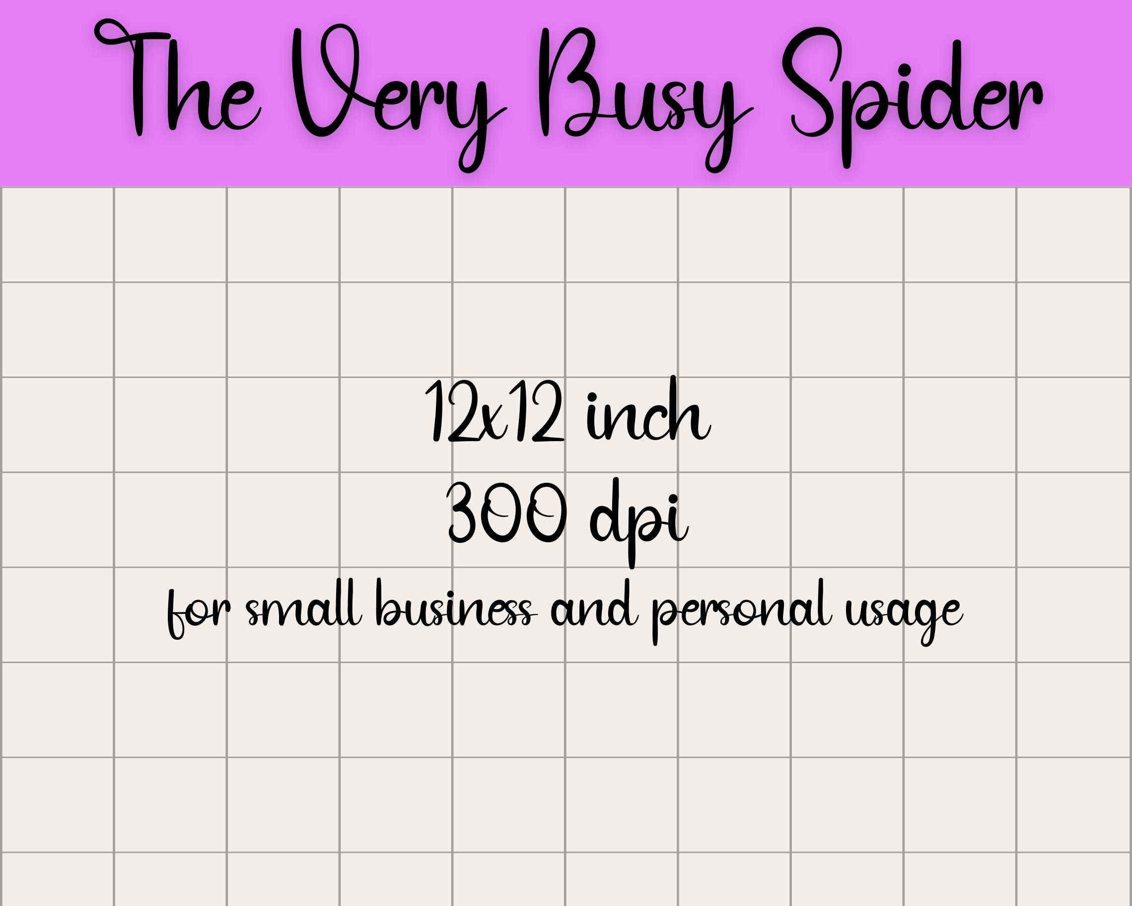 Eric Carle the Very Busy Spider Clip Art | Nursery Classroom PNG ...