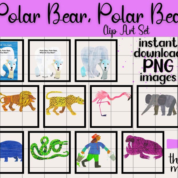 Polar Bear Art - Etsy