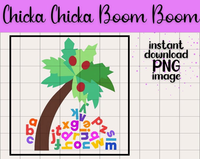 PERSONALIZED LISTING - Customized Printable Chicka Chicka Boom Boom ...