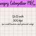 The Very Hungry Caterpillar Clip Art Set | Transparent PNG Digital ...