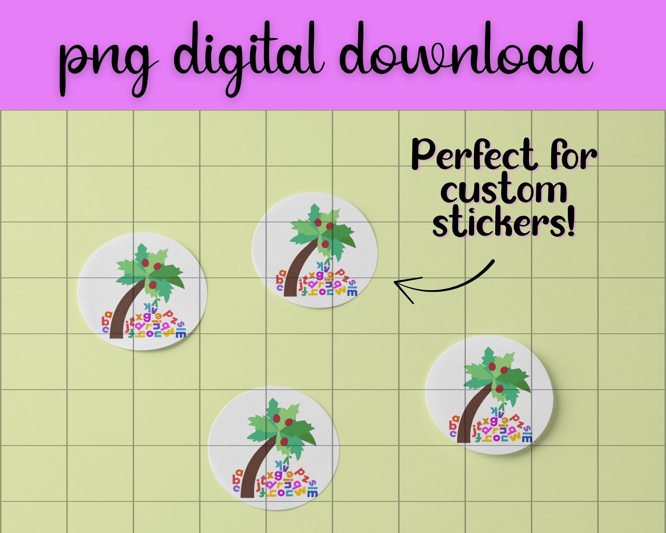 Chicka Chicka Boom Boom PNG | Alphabet Coconut Tree Clip Art (digital ...