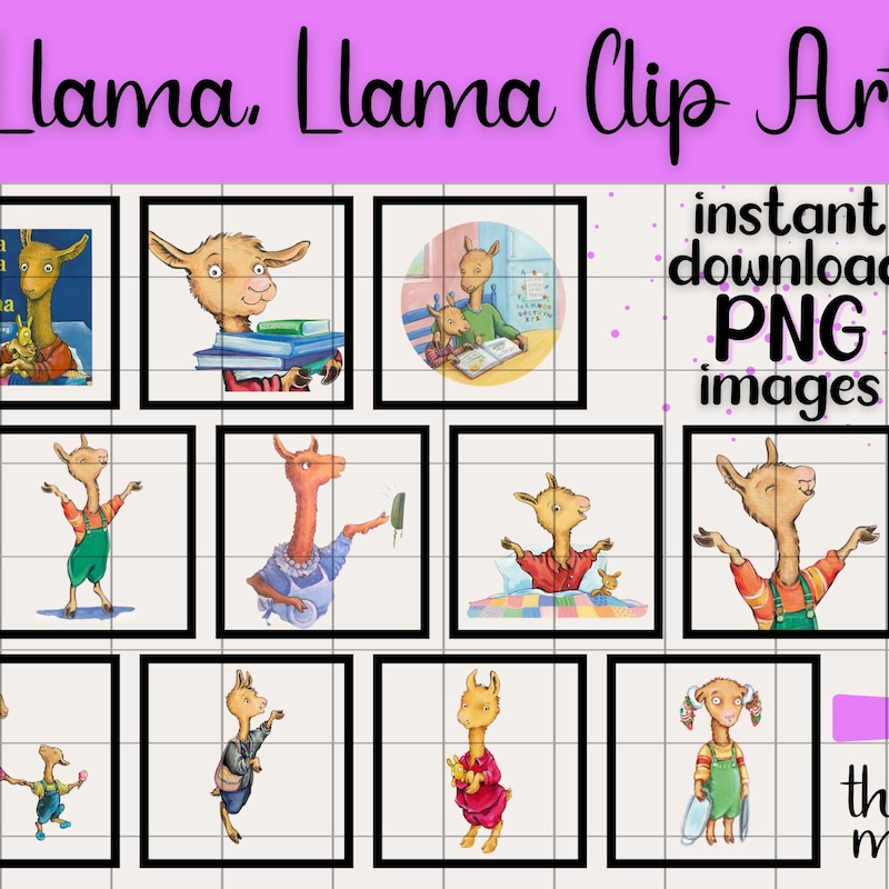 Llama Llama Red Pajamas Pajamas - Etsy