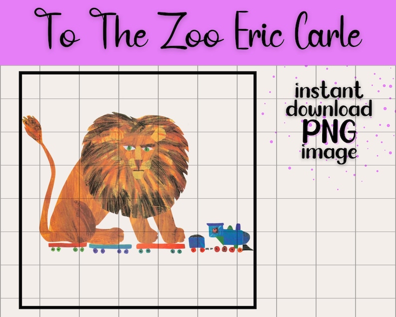 To the Zoo Eric Carle Transparent PNG Digital Download Preschool Theme ...