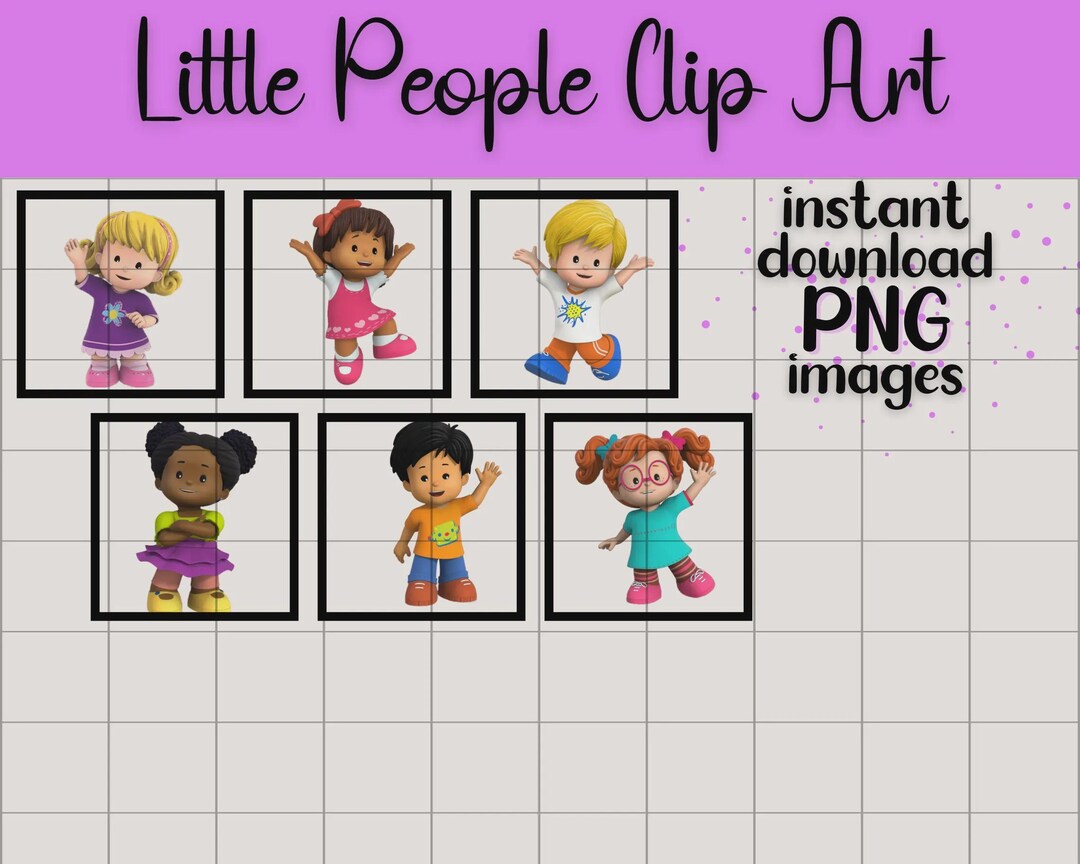 Little People Clip Art | Inclusive Classroom PNG (digital Download ) - Etsy