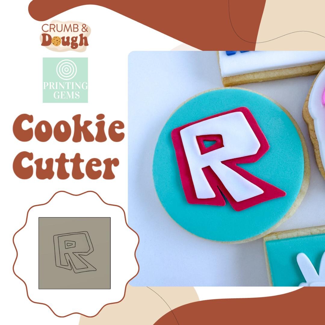 Blox R Logo Raised Stamp by Crumb and Dough - Etsy