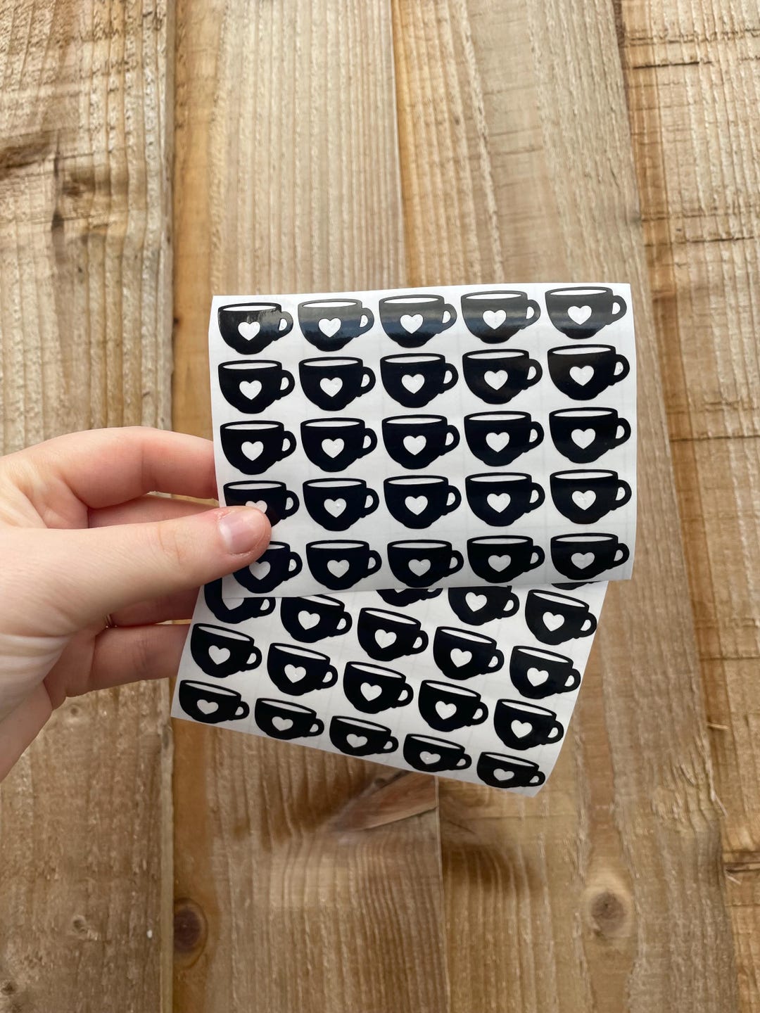 Cosy Coffee Mug Decals Mug Stickers 25 Stickers per Sheet Autumnal ...