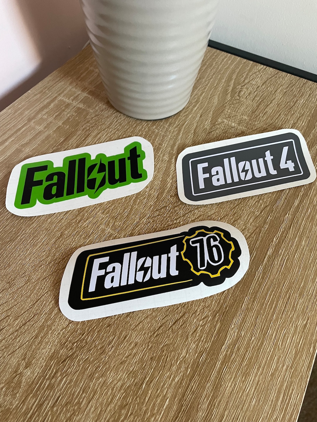 Fallout Decal Stickers. Vault Tec Vault Boy Fallout 76 Fallout 4 Nuka ...