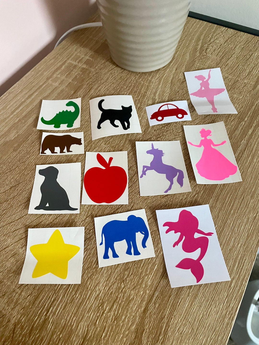 Vinyl Decal Shapes Toy Box Childrens Stickers Decals Choose Your Own - Etsy