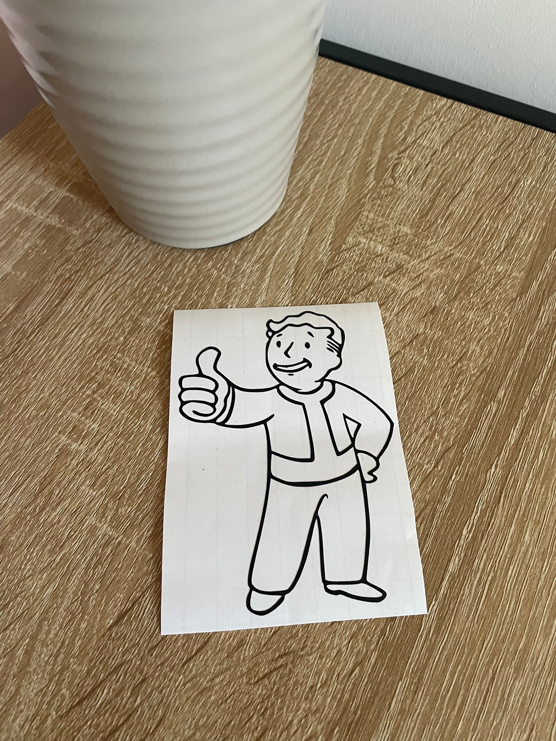 Fallout Decal Stickers. Vault Tec Vault Boy Fallout 76 Fallout 4 Nuka ...