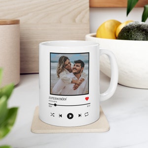 Spotify Custom Coffee Mug, Personalized Gift, Gift for Her , Couple ...