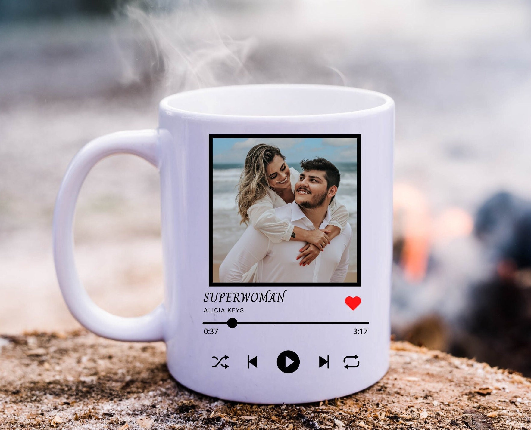 Spotify Custom Coffee Mug, Personalized Gift, Gift for Her , Couple ...