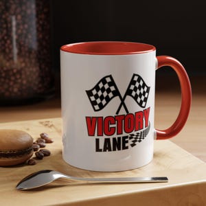 Victory Lane Ceramic Mug | Celebrate Every Win | Promotional Mugs ...