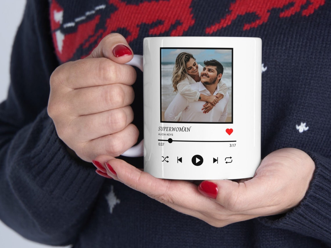 Spotify Custom Coffee Mug, Personalized Gift, Gift for Her , Couple ...