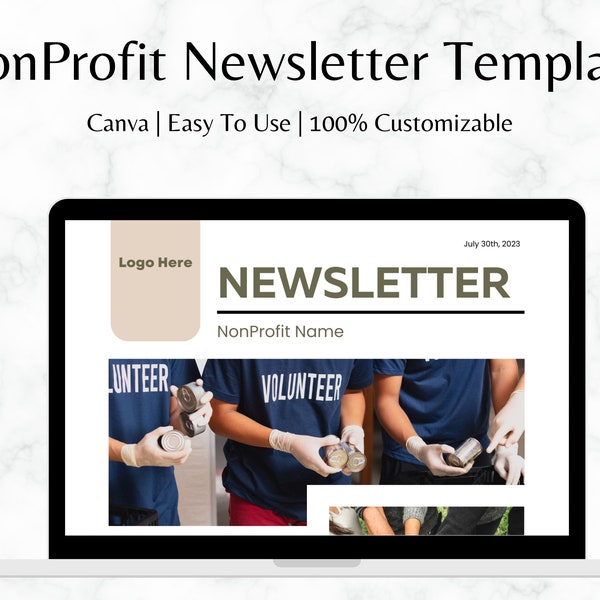 Newsletter Template - Etsy
