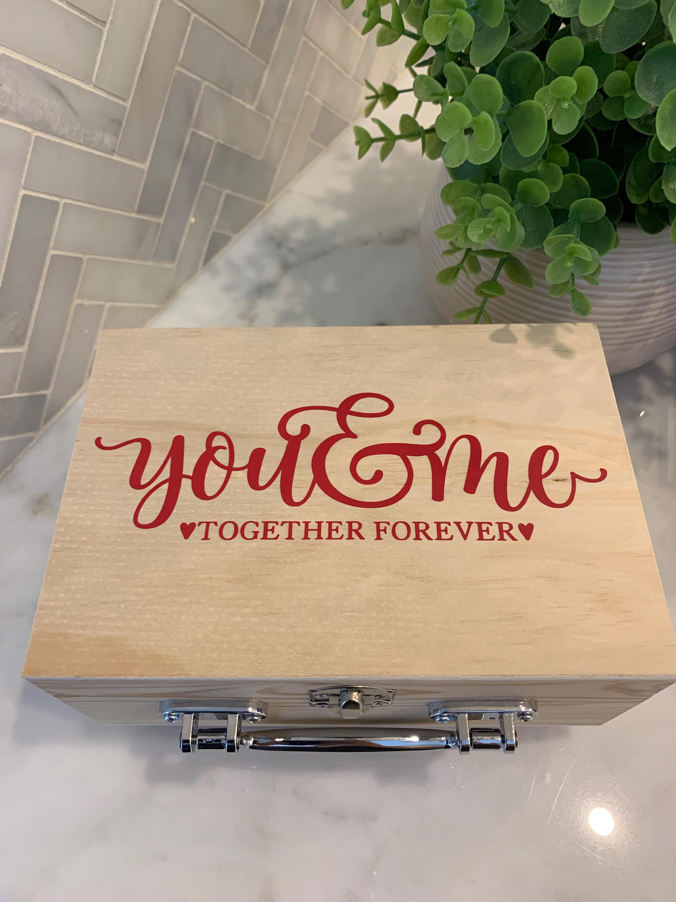 Couples Memory Box, Adventure Box, Keepsake Box for Couples, Newlywed ...