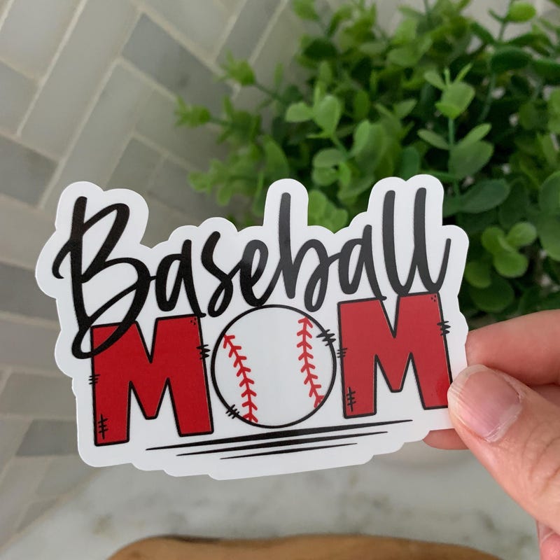 Baseball Mom Decal - Etsy