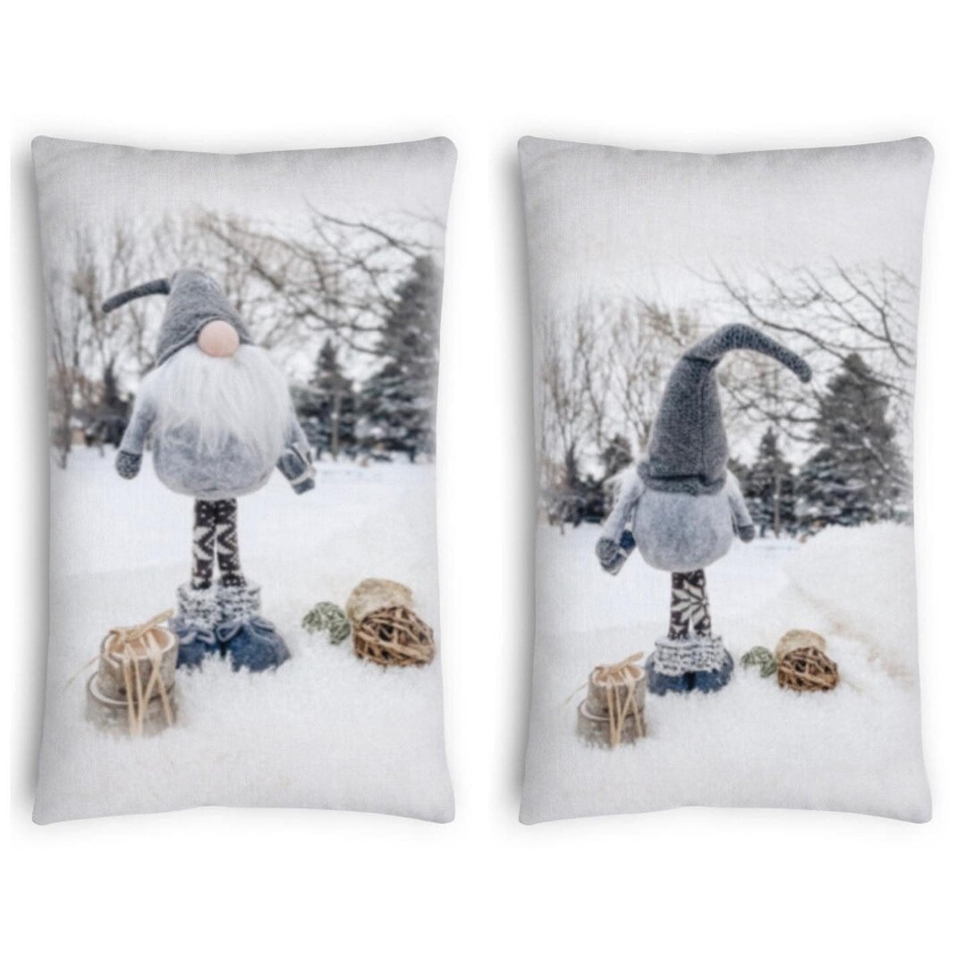 Gnome 02 Front and Back Premium Pillow | Swedish Tomte | Norwegian ...