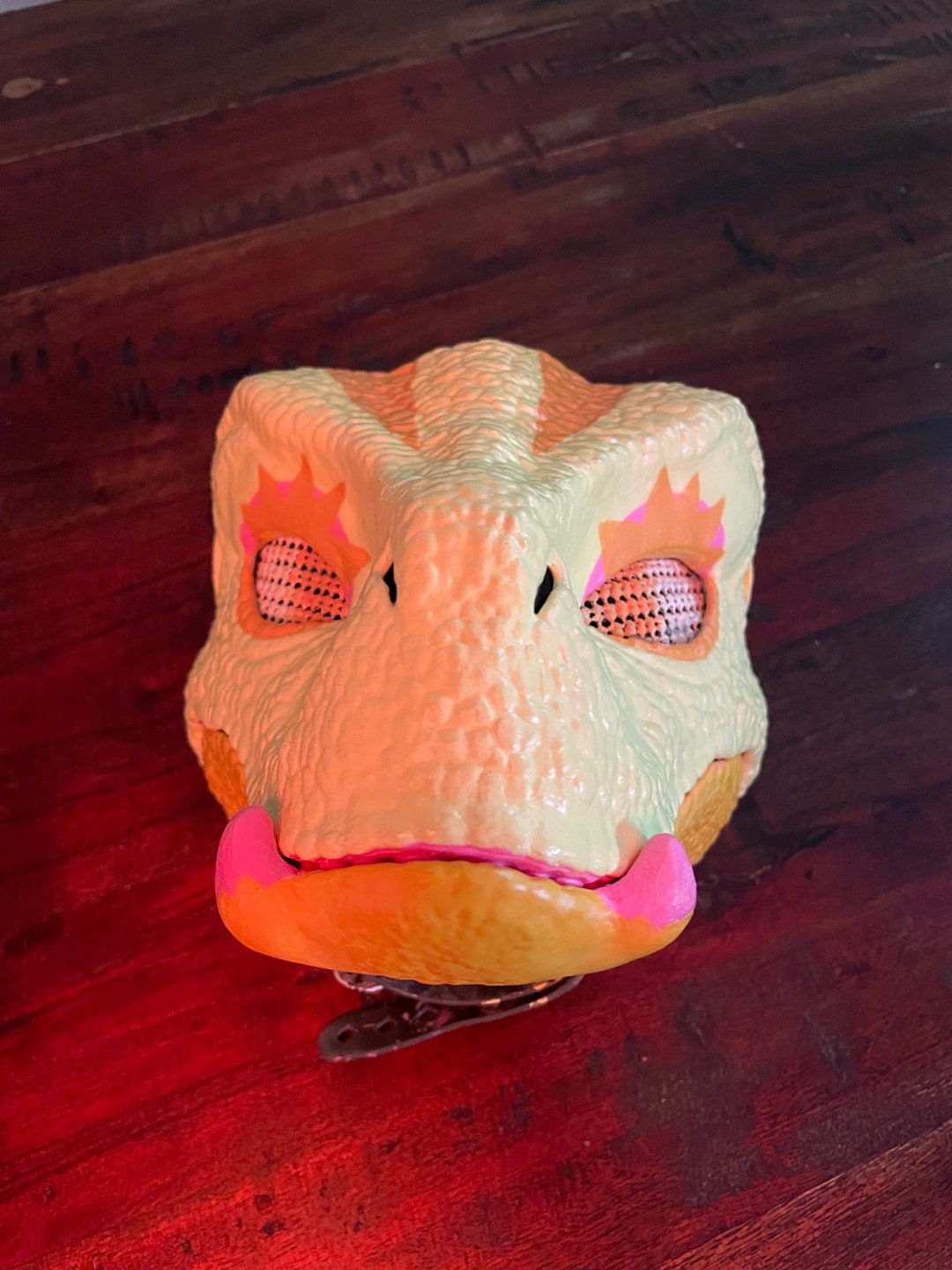 Dino Mask || PINK LEMONADE - Etsy