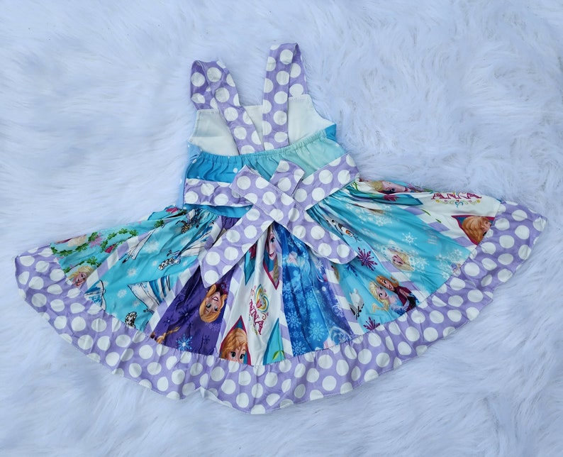 Frozen Dress-disney Dress-elsa and Anna Dress-disney Birthday - Etsy