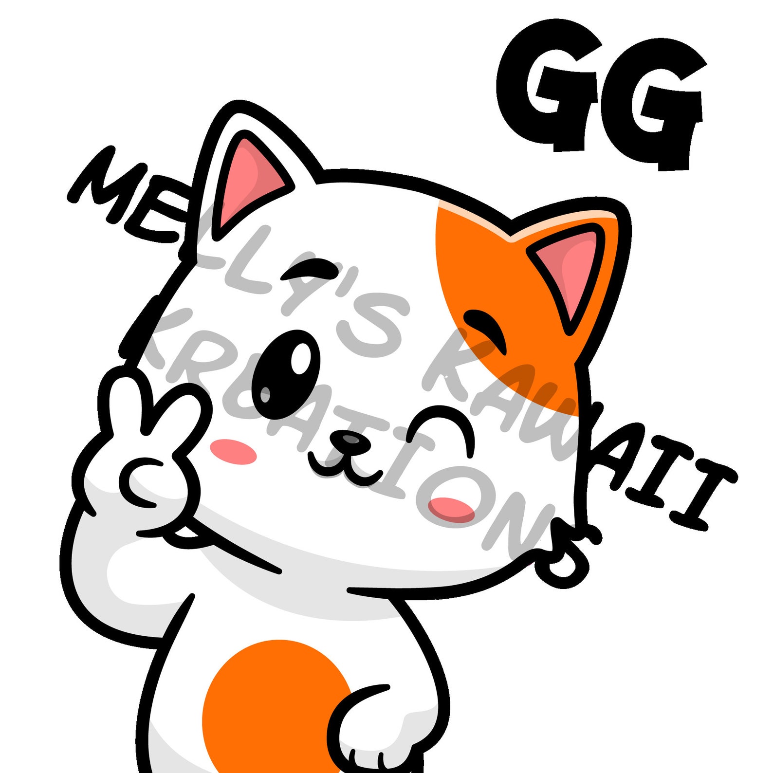 6 Cat Emotes for Twitch Twitch Emotes Discord Emotes Cat Emotes ...