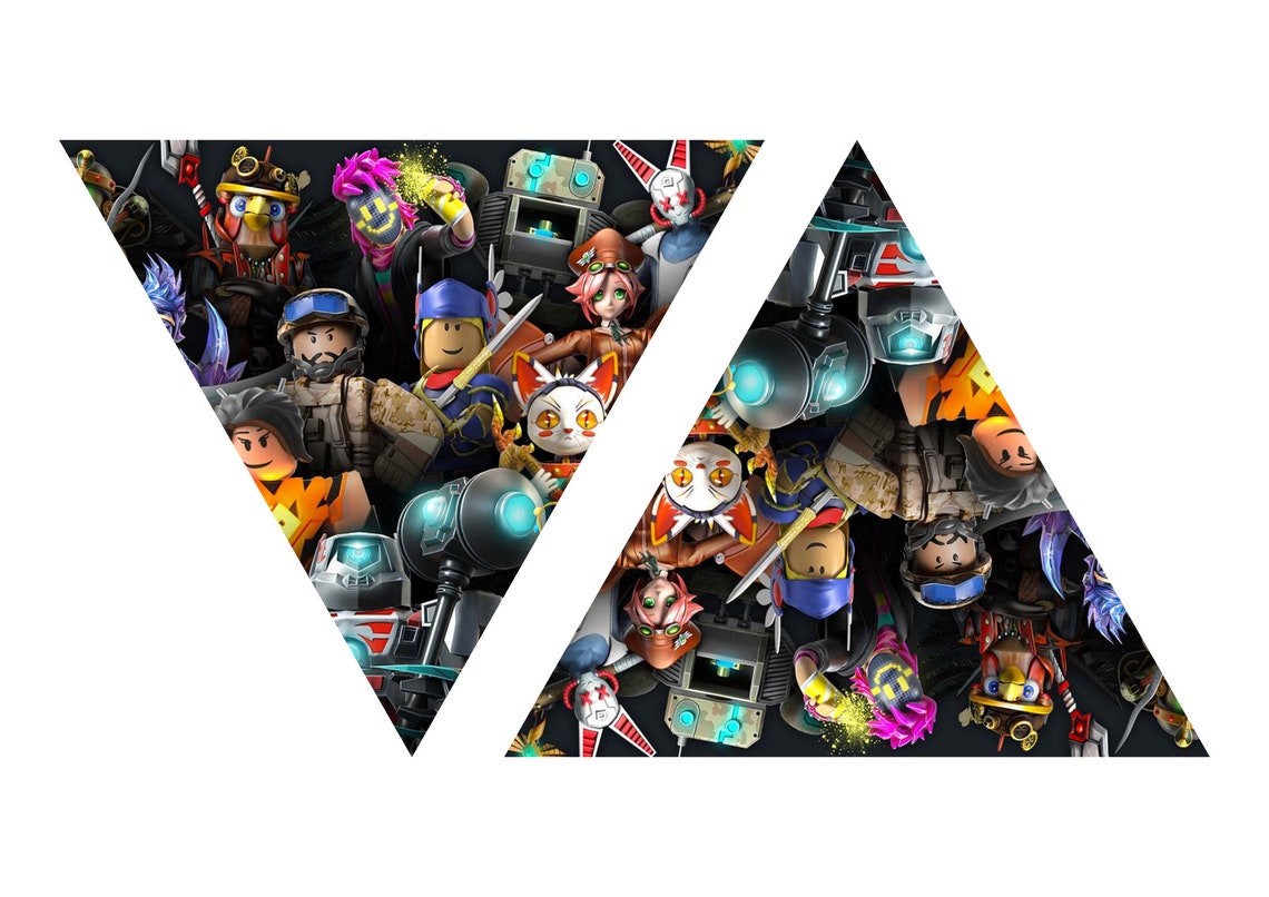 Roblox Party Label Editable Template, Roblox Theme Party Labels, Roblox ...