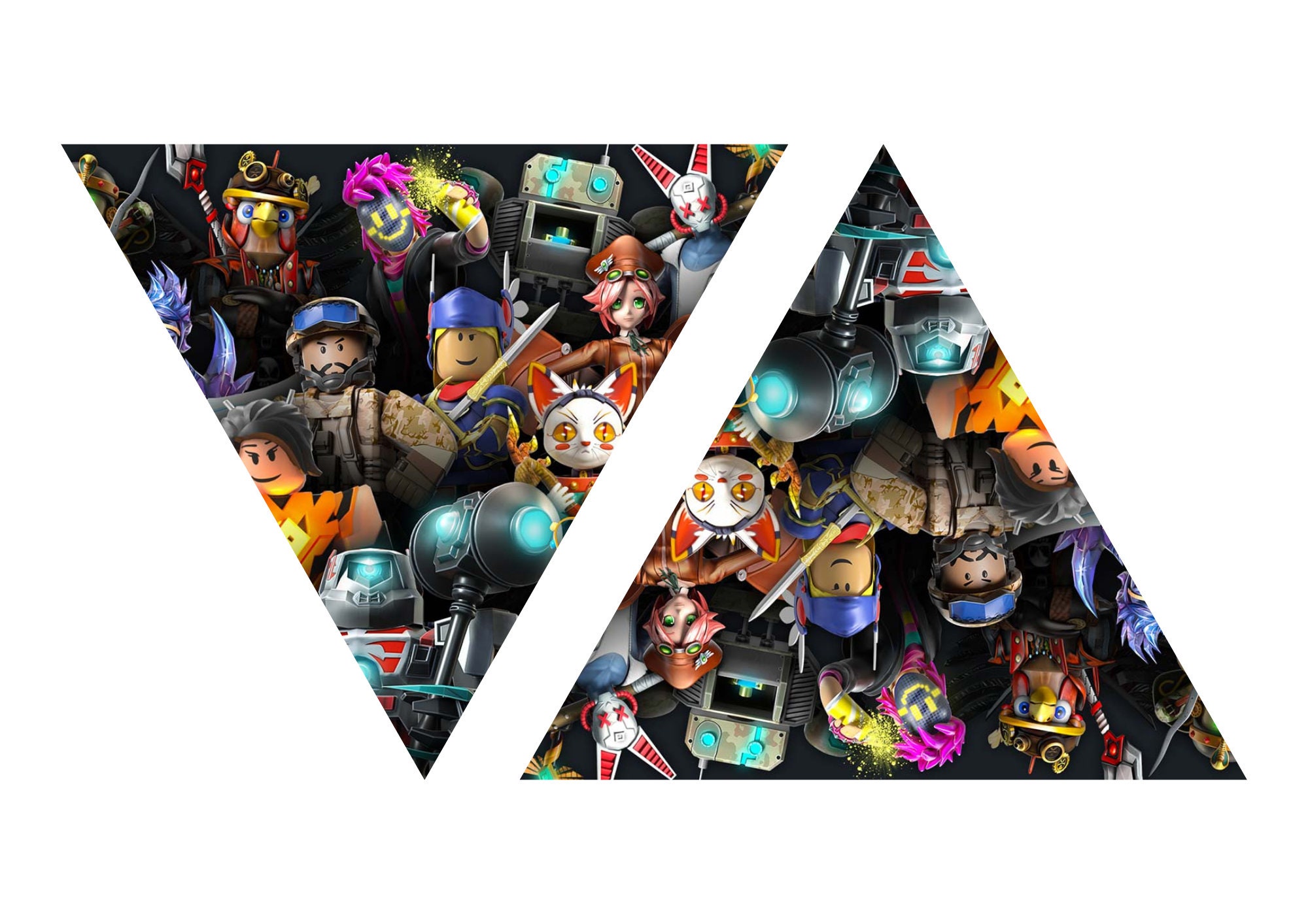 Roblox Party Label Editable Template, Roblox Theme Party Labels, Roblox ...