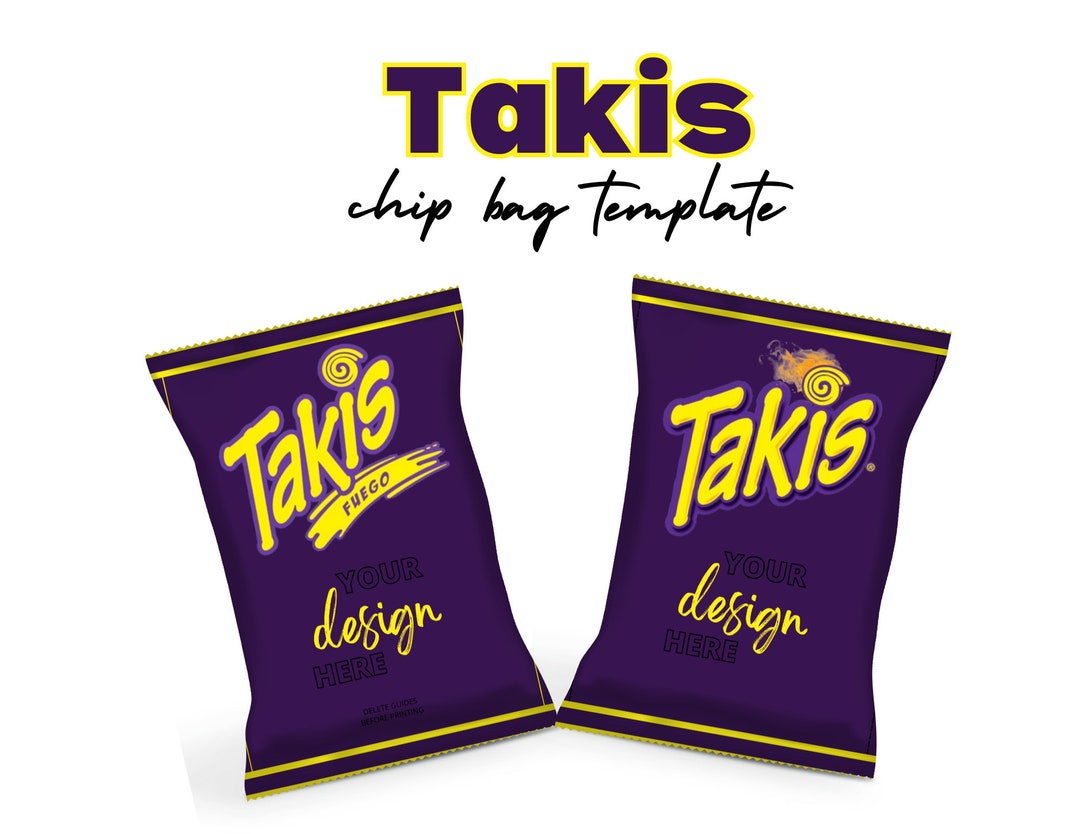 Takis Editable Chip Bag Template, Takis Template, Takis Chip Bag, Takis ...