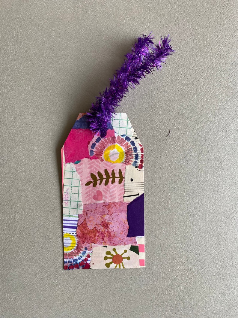 Fun Gift Tags, Handmade, Set of 5, 3 X 5 Inches, Handmade, Mixed Media ...