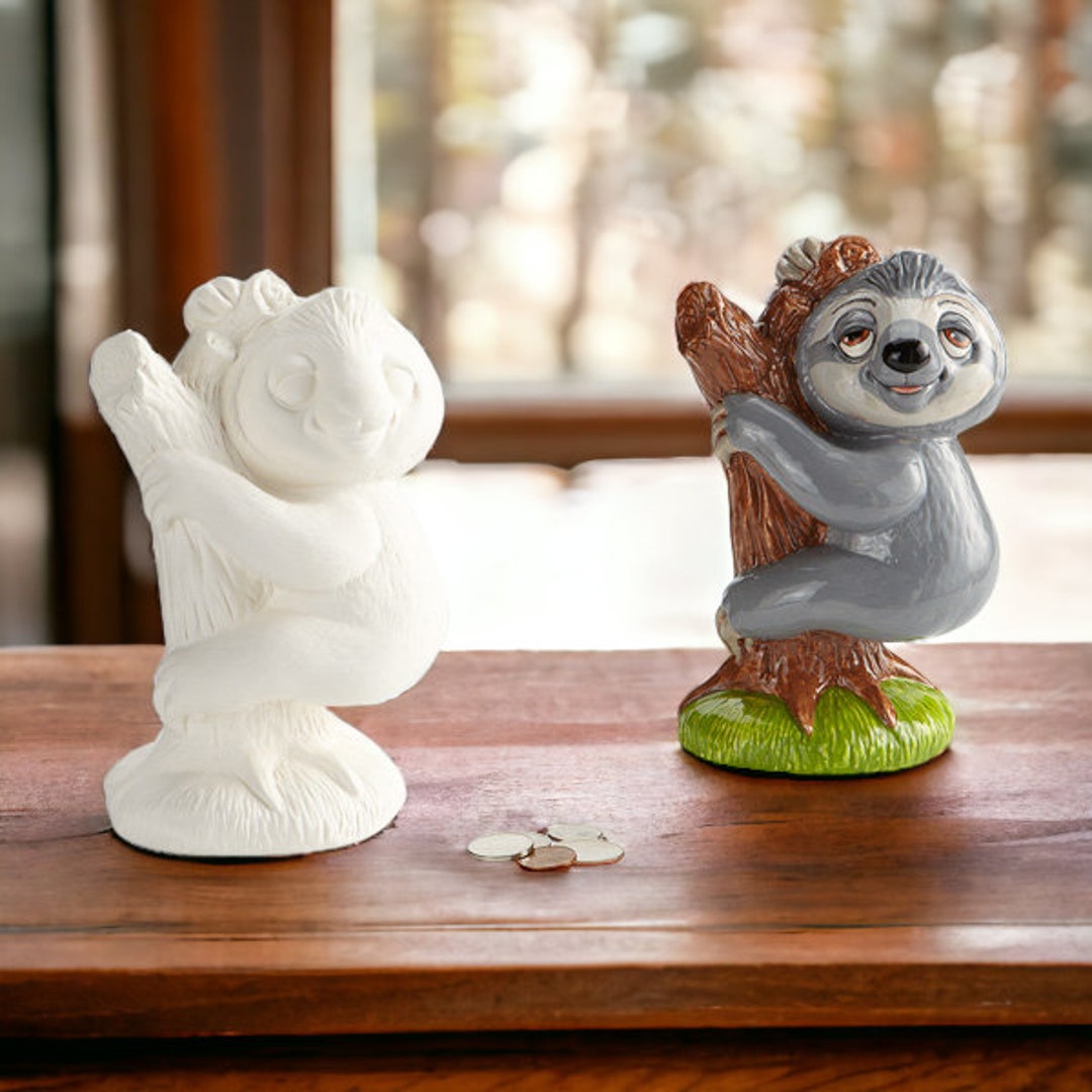 Sloth Bank - Etsy