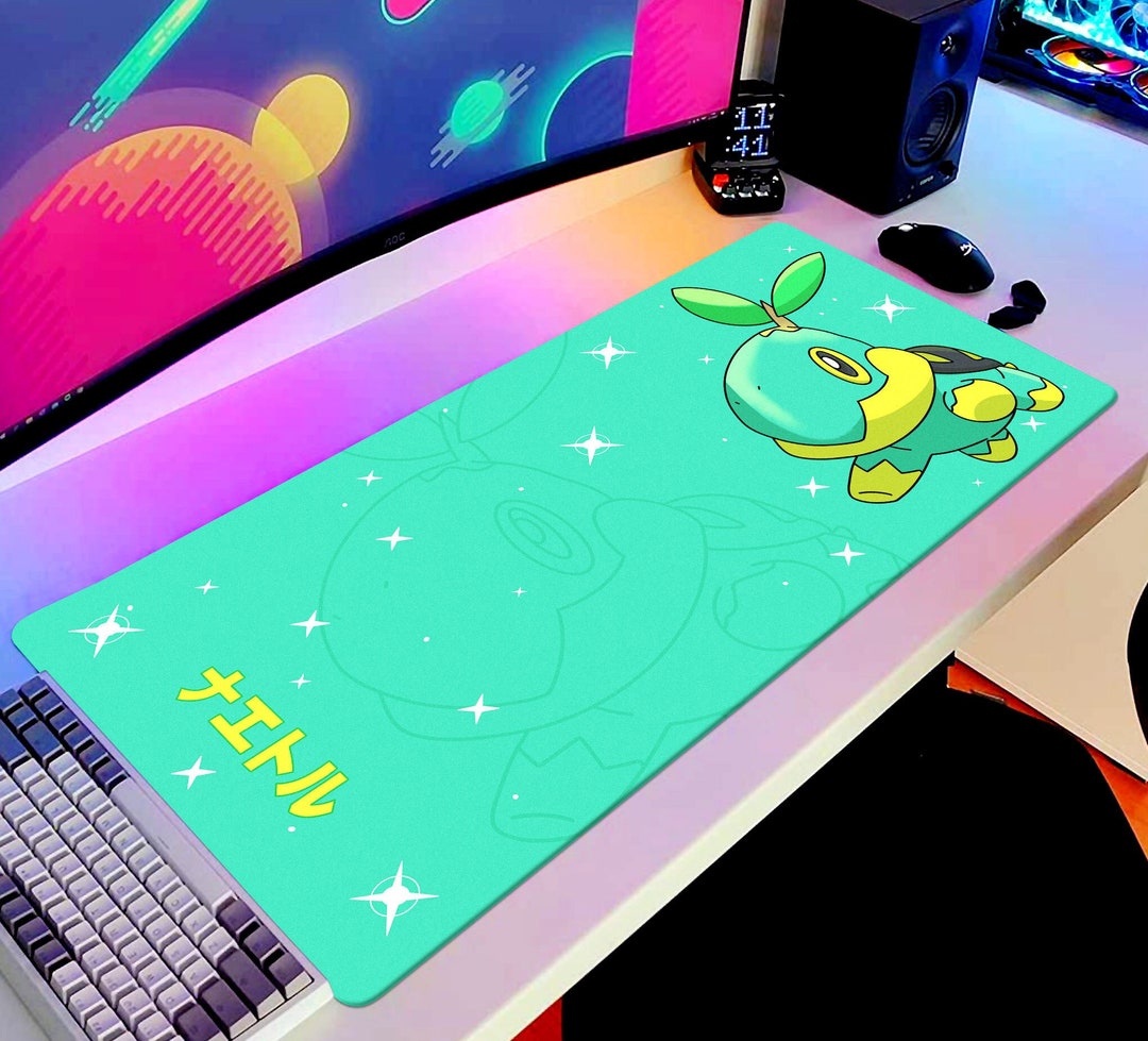 Turtwig Mouse Pad XL Gaming Pokemon Desk Mat Gift Desk Play Mat Large ...