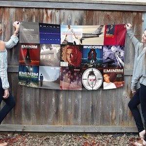 Eminem Album Flag / 3x5 Tapestry Banner Poster Wall Decor Collage Dorm ...