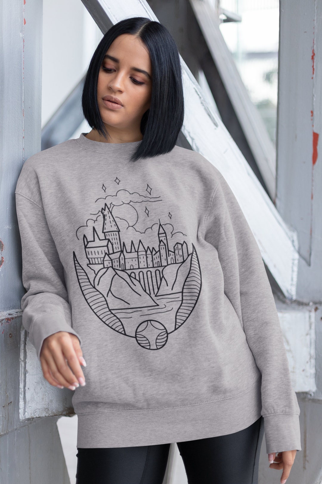 Wizard School Sweatshirt, Gift for Magic Fans, Fantasy Book Lover ...