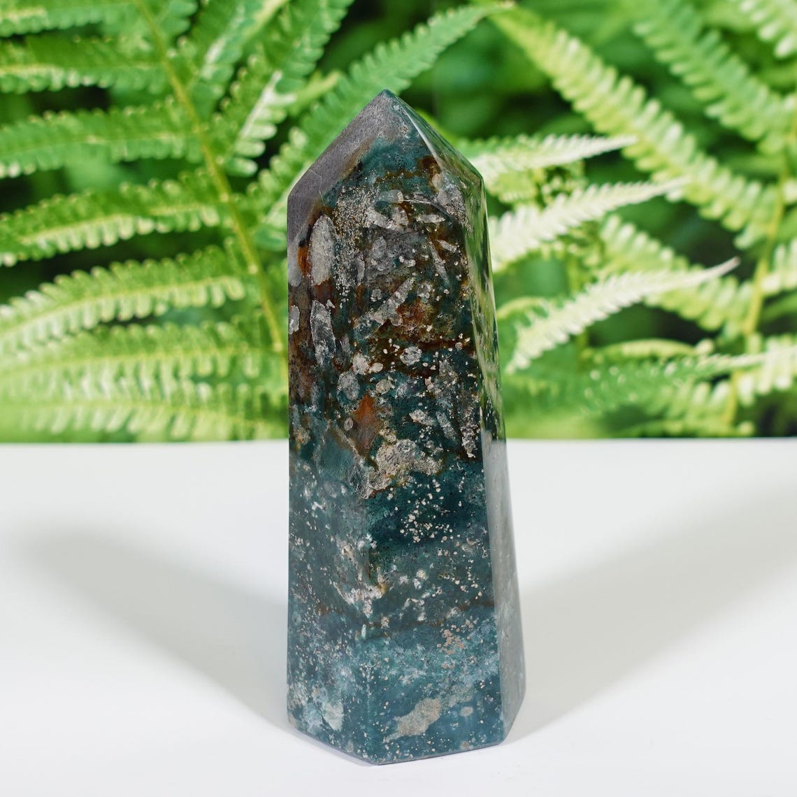 Ocean Jasper - Polished Tower - Large - Etsy