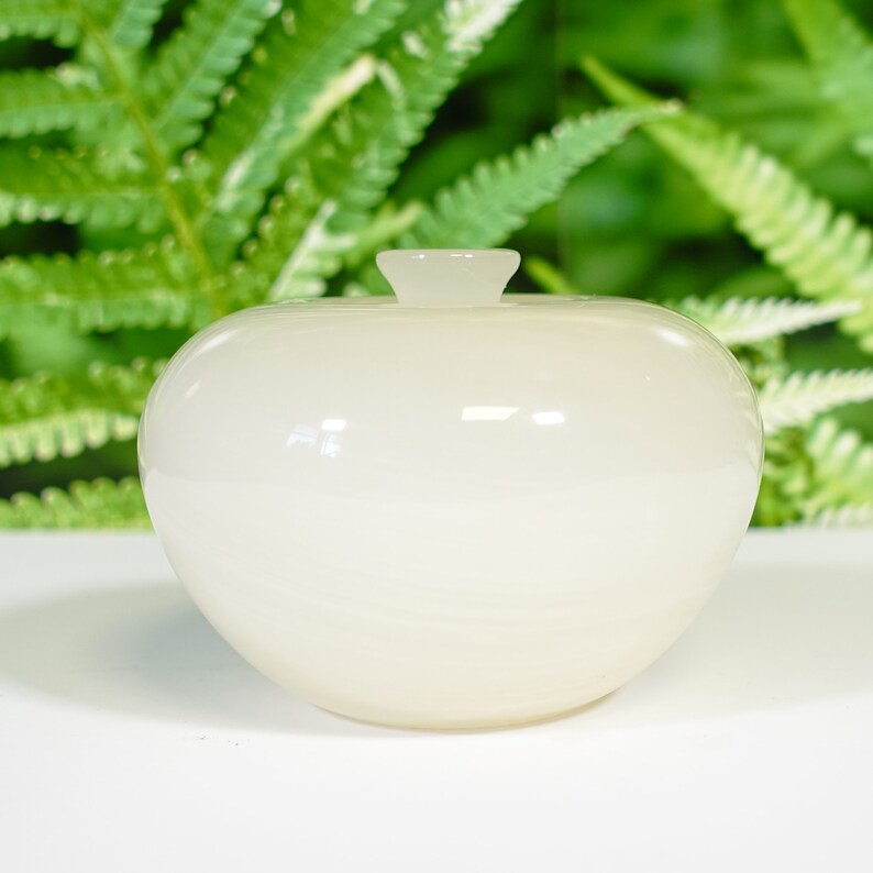 White Jade Apple Sculpture - Etsy